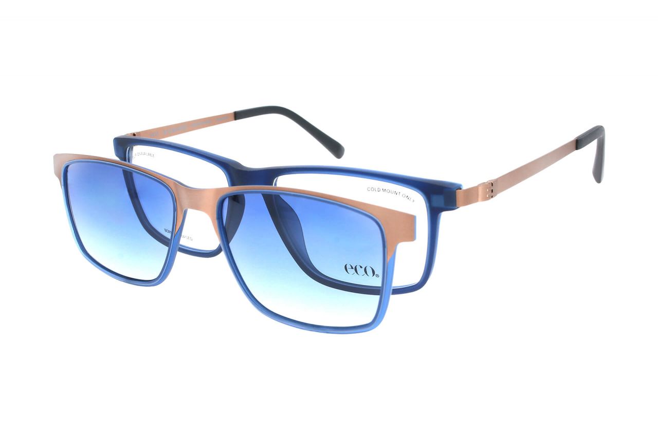 ECO Brille Clark MDNV mit polarisiertem Magnet-Sonnenclip