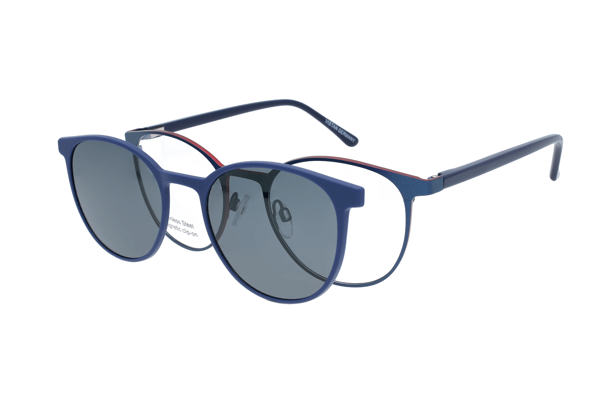 Vistan Brille mit polarisiertem Magnet Sonnenclip • 4553-2