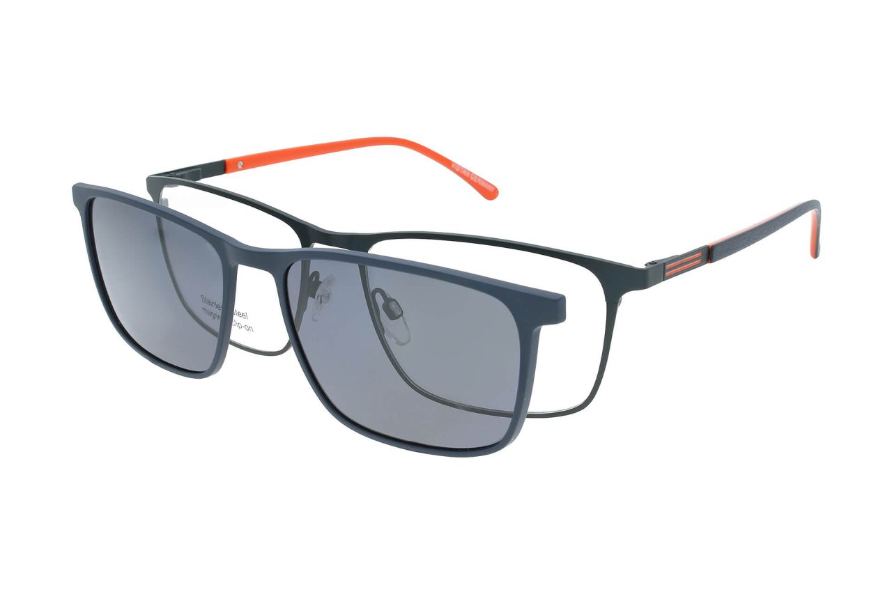 Vistan Brille mit polarisiertem Magnet Sonnenclip • 4553-2