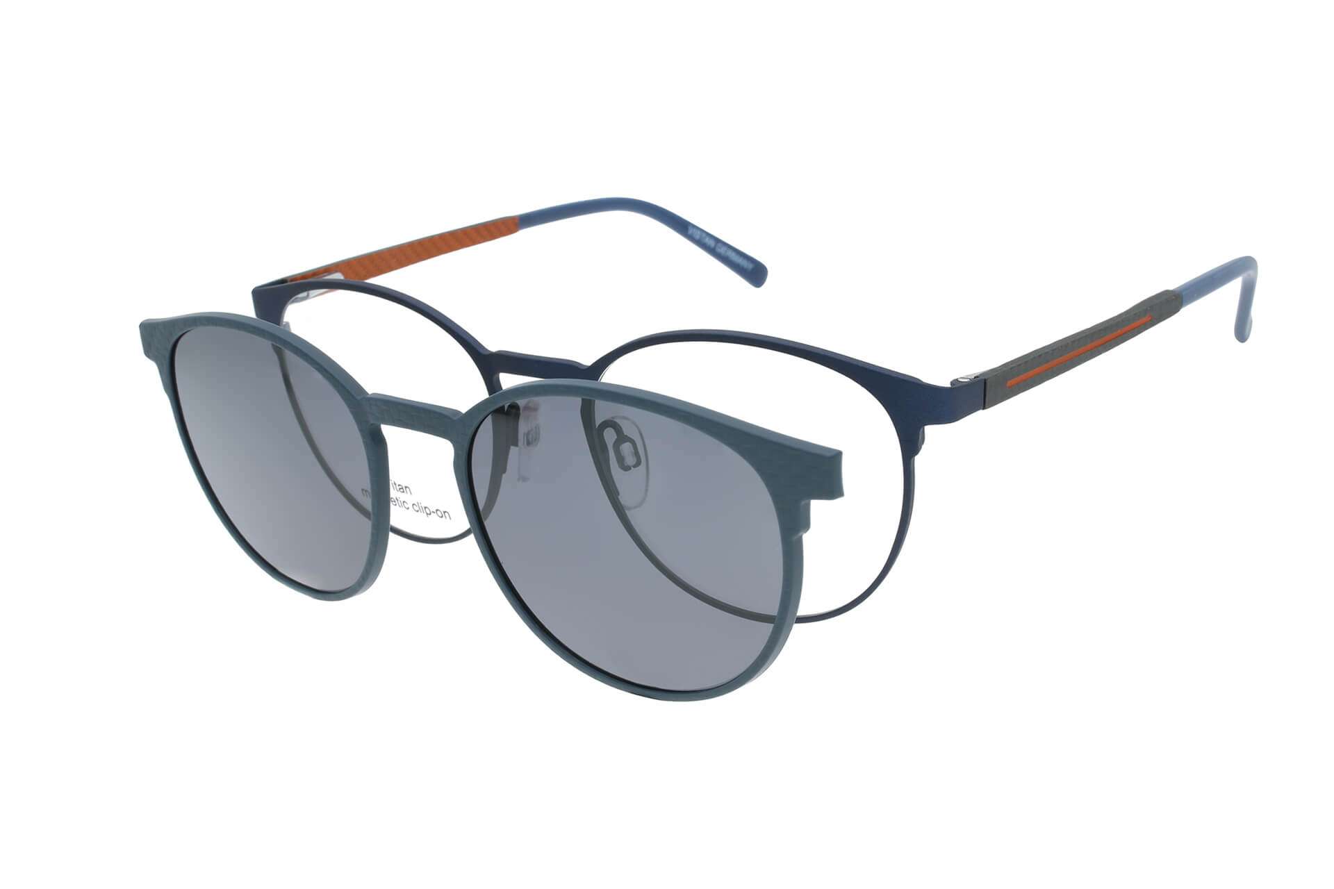 Vistan Brille mit polarisiertem Magnet Sonnenclip • 2291-1
