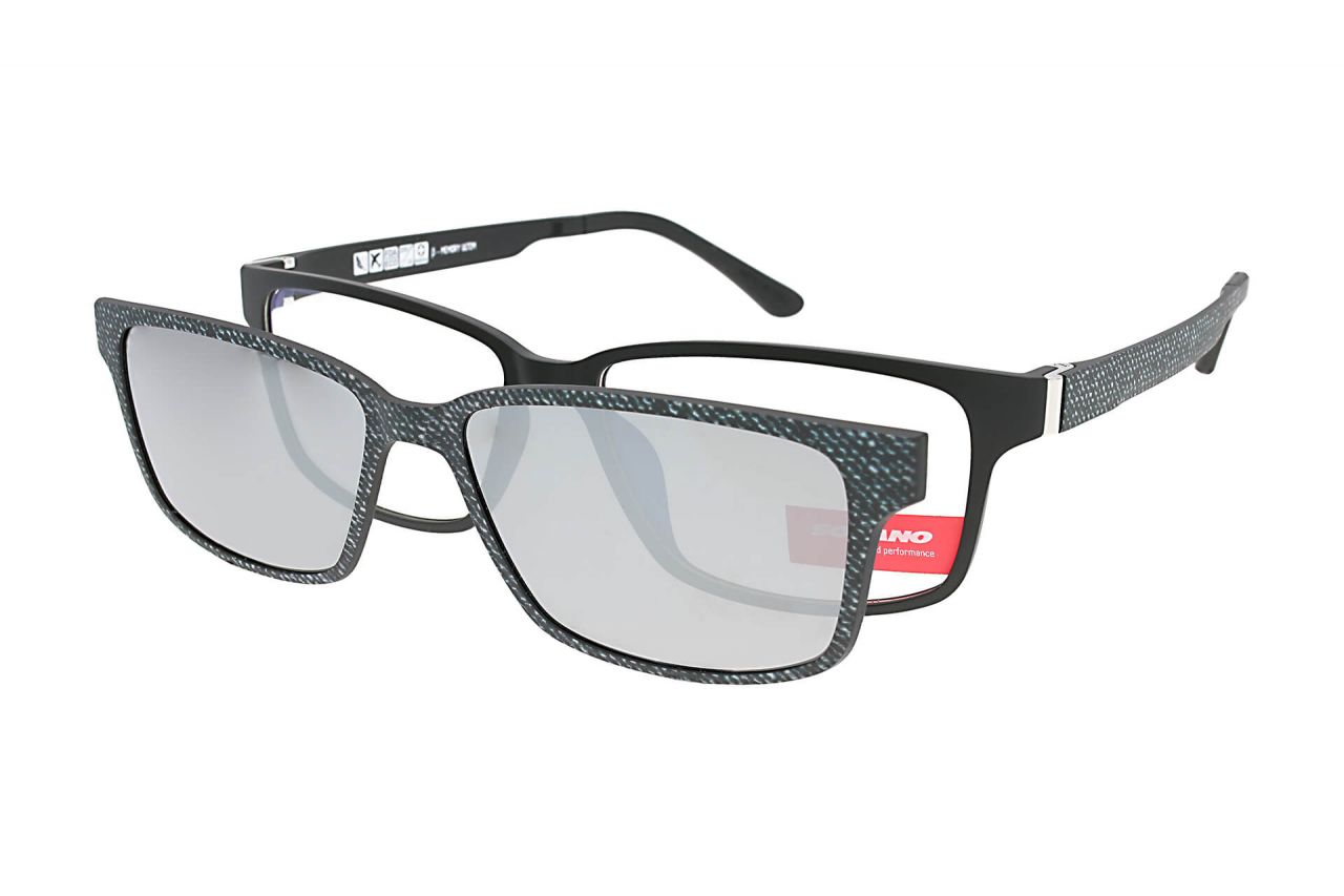 ECO Brille Clark MDNV mit polarisiertem Magnet-Sonnenclip